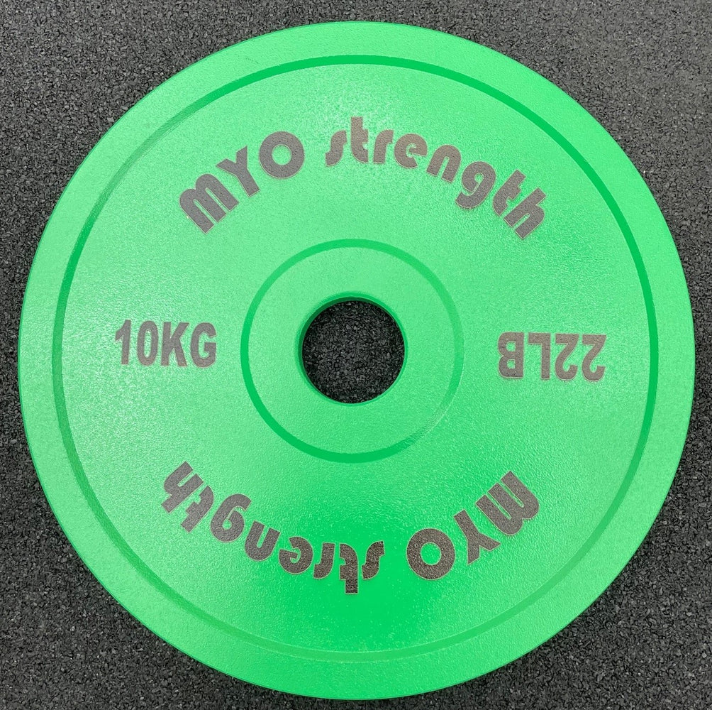 MYO Strength Steel Calibrated Power-lifting Plates — Best Gym Equipment