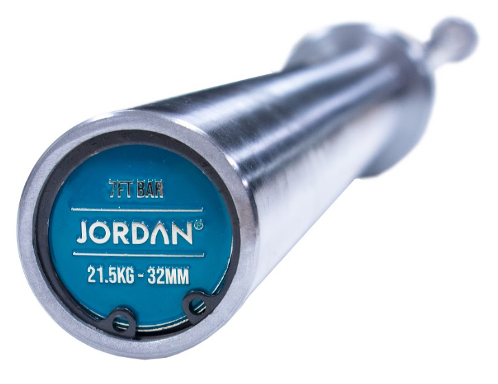 Jordan Olympic 7ft Steel Series Bar with bearings - 1500lbs / 681kg te ...