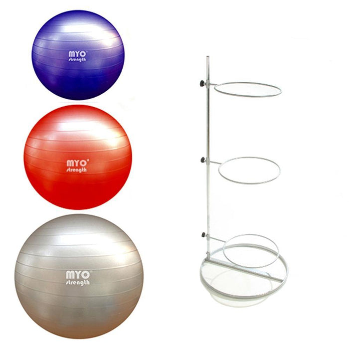 MYO strength Fit Ball Rack (Holds 3 Balls) — Best Gym Equipment